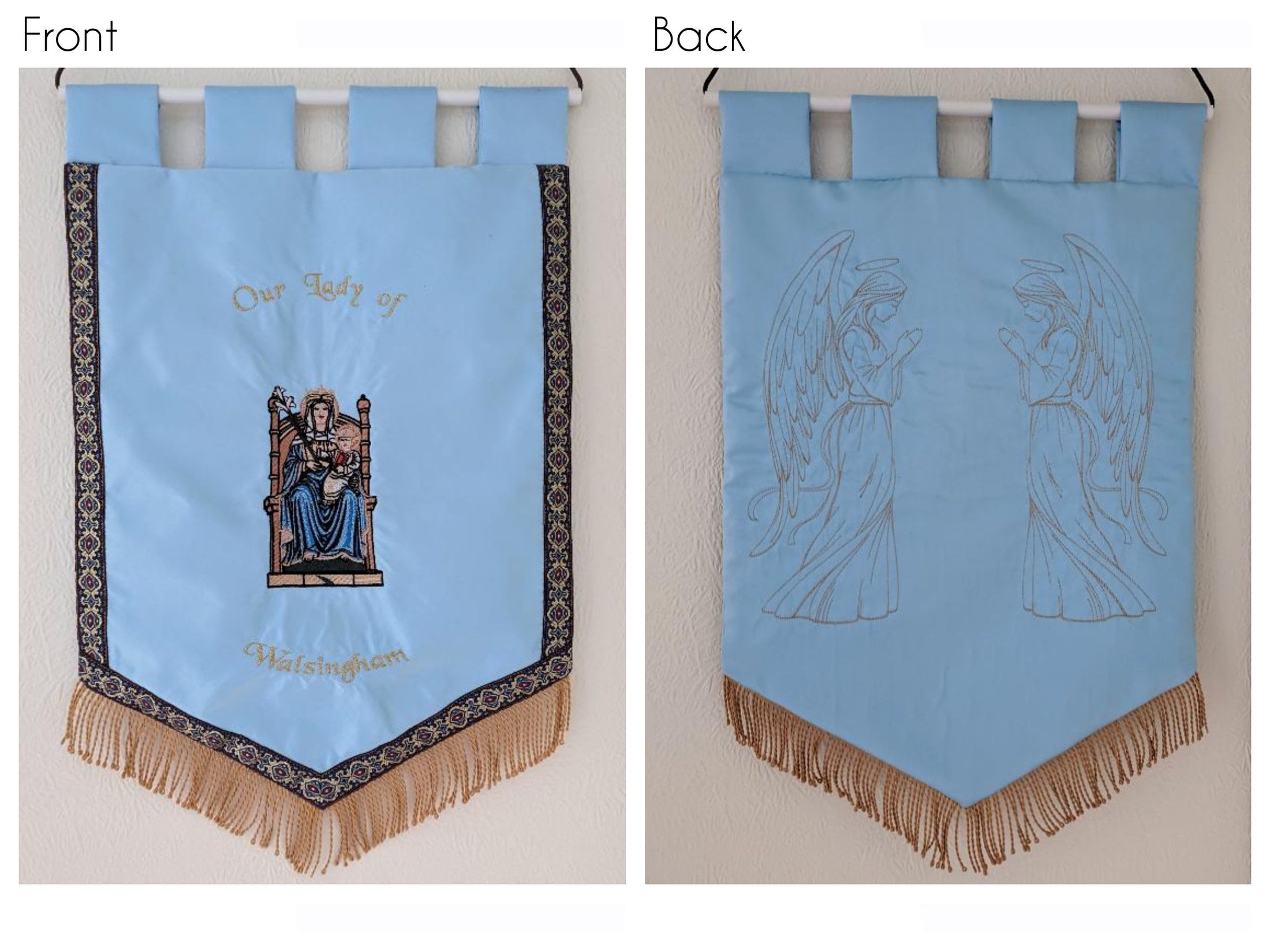 Our Lady of Walsingham Banner, Mini Banner, Catholic Religious Sacrame ...