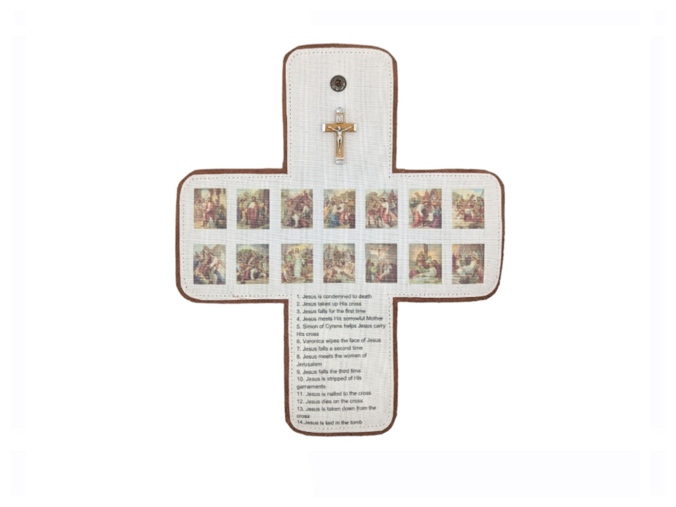 Stations of the Cross with Images, Pocket Oratory, Via Crucis, Via Dol ...